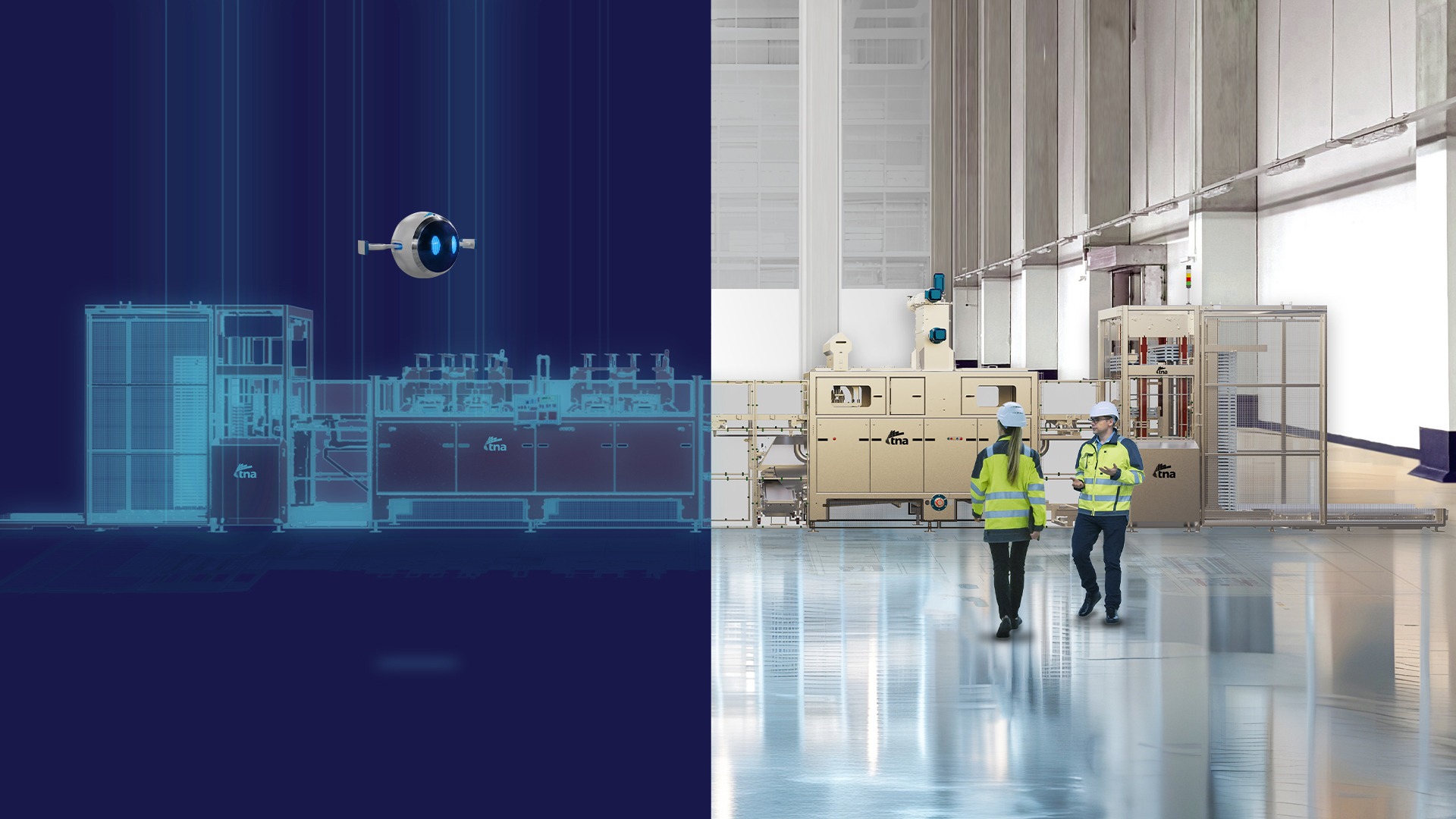 How digital twins are used in a US packaging factory